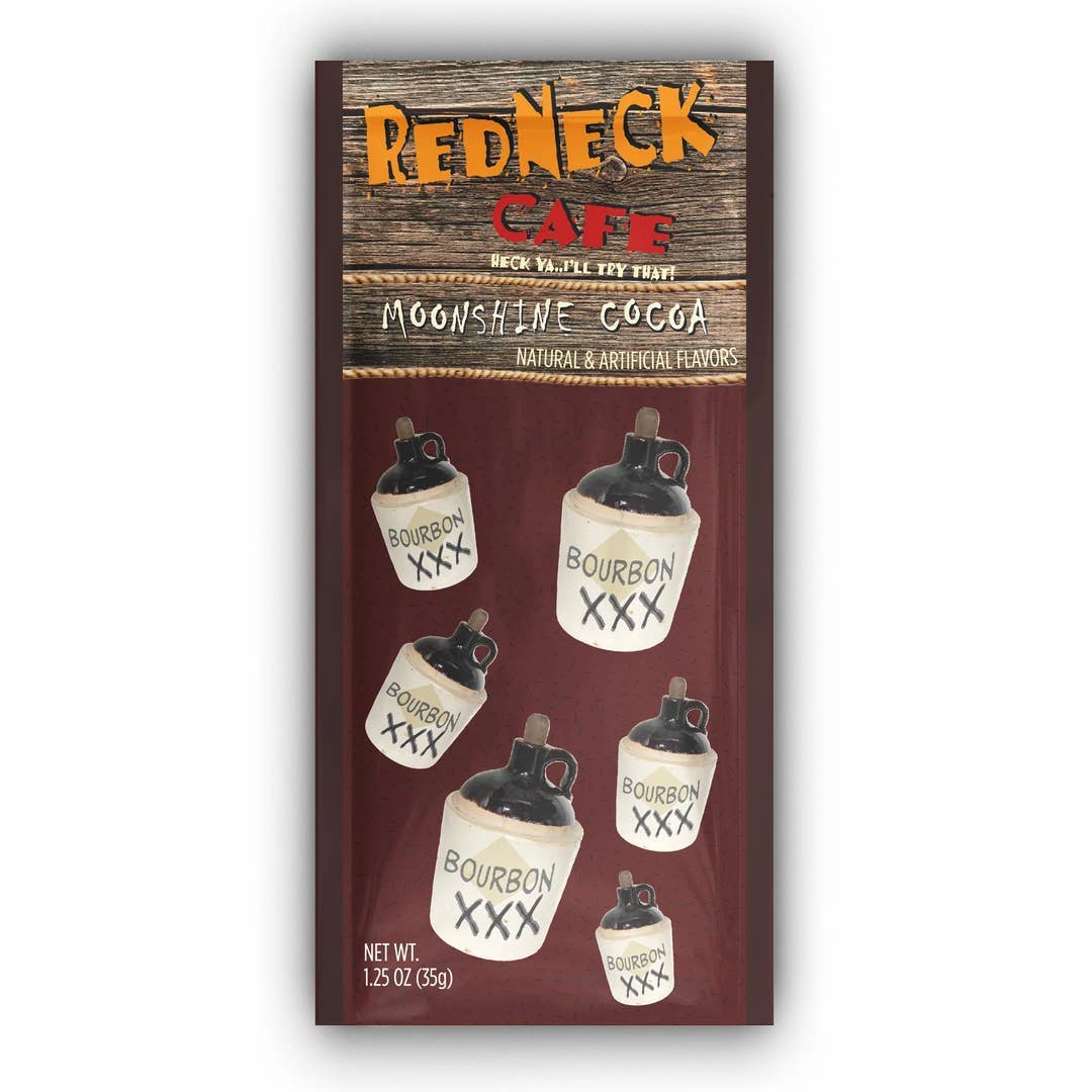 Redneck Café Moonshine Bourbon Cocoa (1.25oz Packets) (Copy) – Butte ...